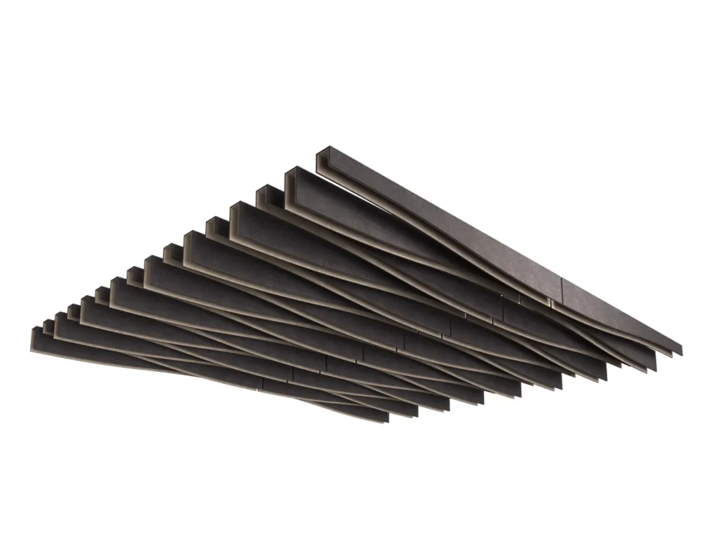 Folded Baffles 007 - Linear Baffle Ceiling System | CSI Creative