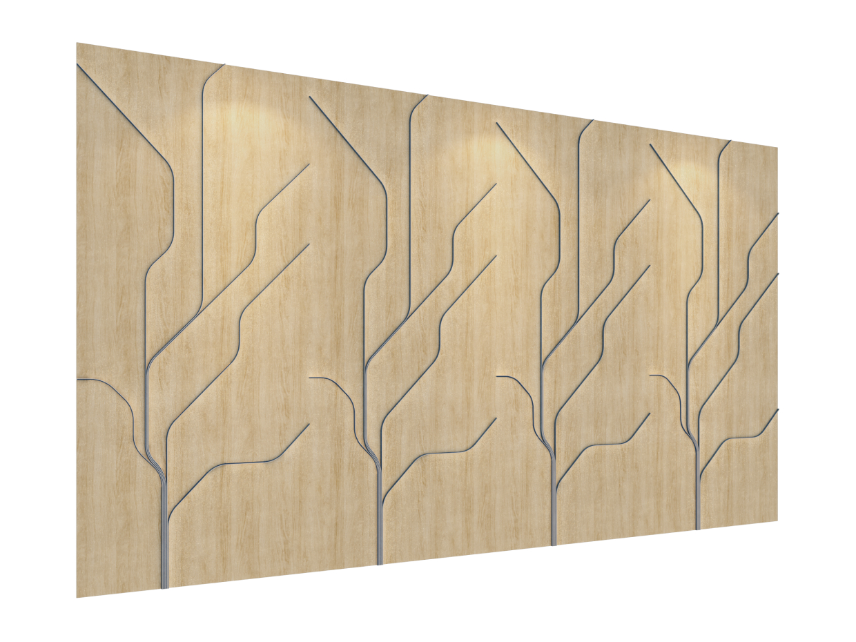 Line Surfaces 010 - Felt Wall Paneling Sheet | CSI Creative