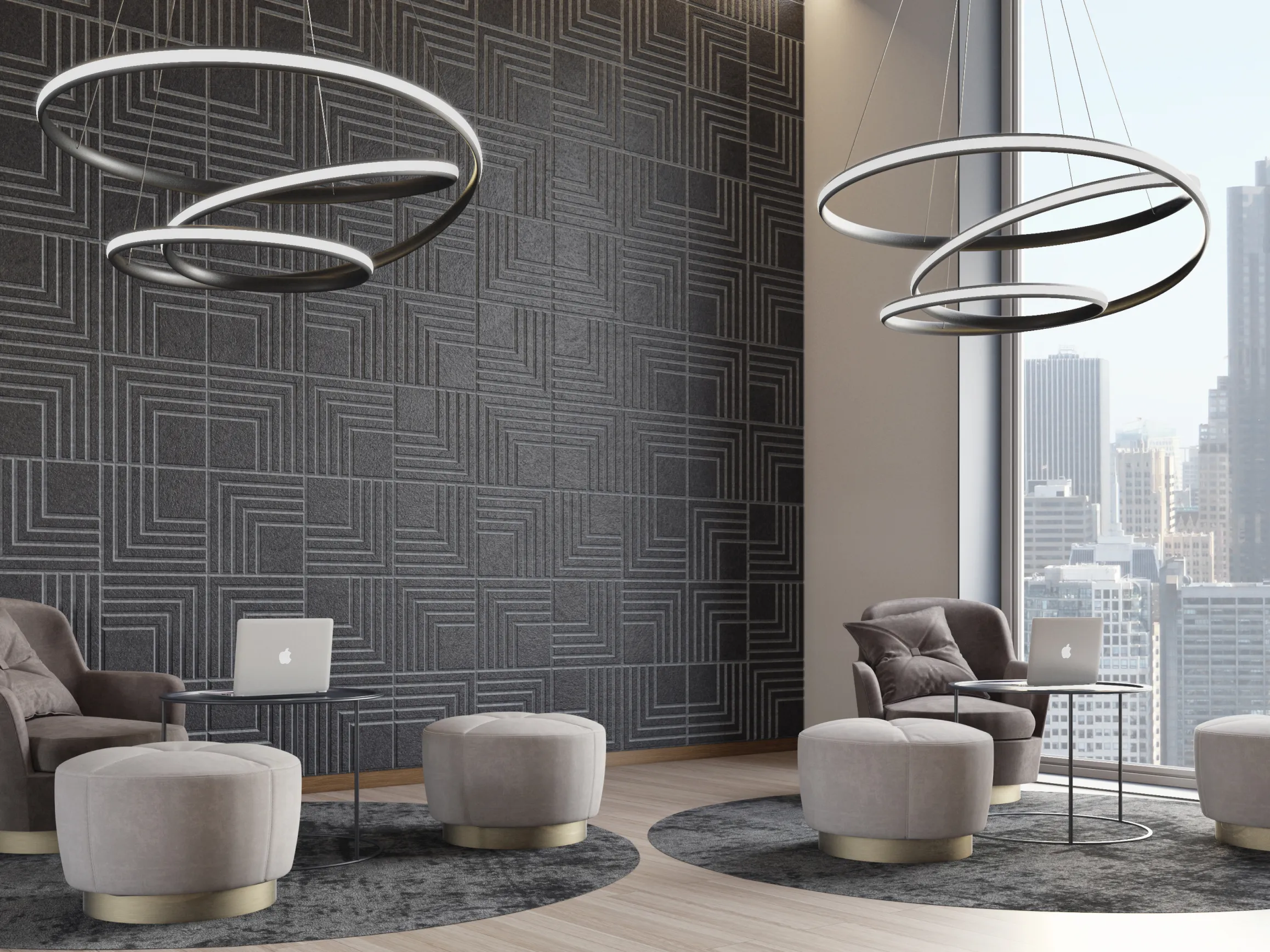 Carved Surfaces 015 - Acoustic Panels Wool Felt | CSI Creative