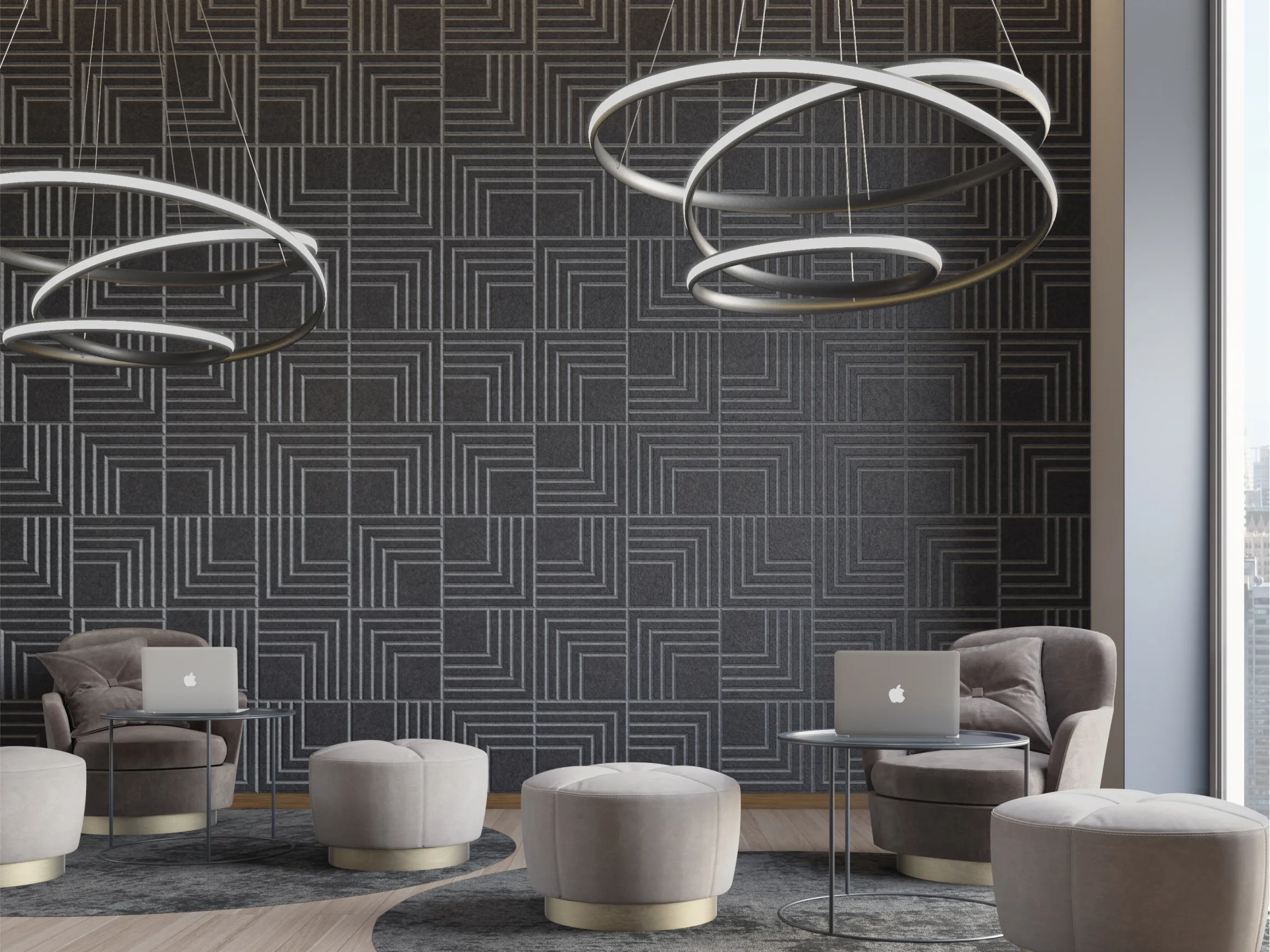 Carved Surfaces 015 - Acoustic Panels Wool Felt | CSI Creative