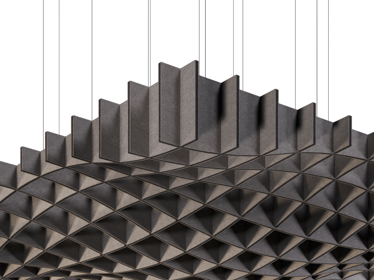 Waffle Clouds 002 - Acoustic Cloud Panel | CSI Creative