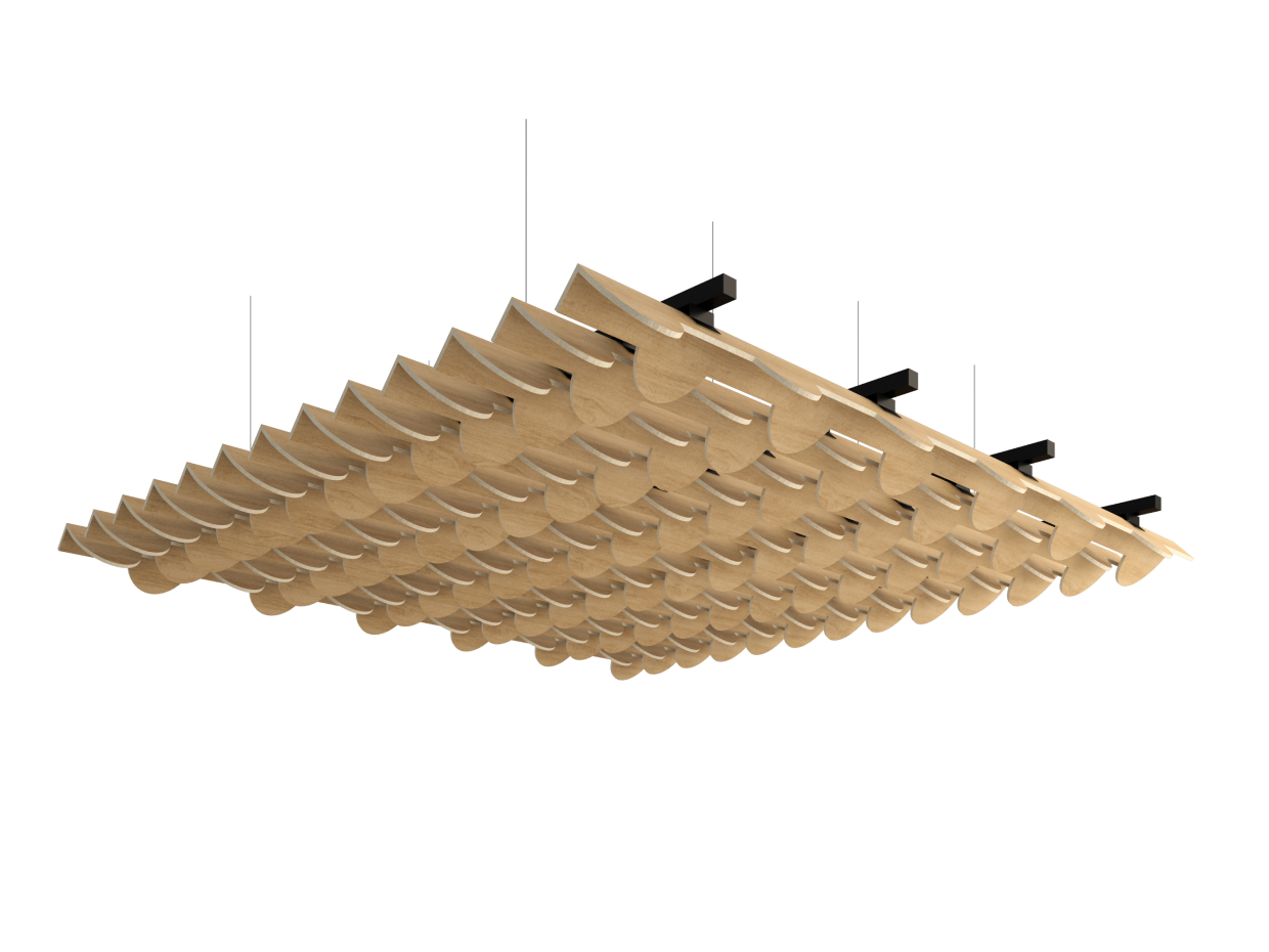 Faceted Baffles 002 - Hanging Acoustic Baffles | CSI Creative