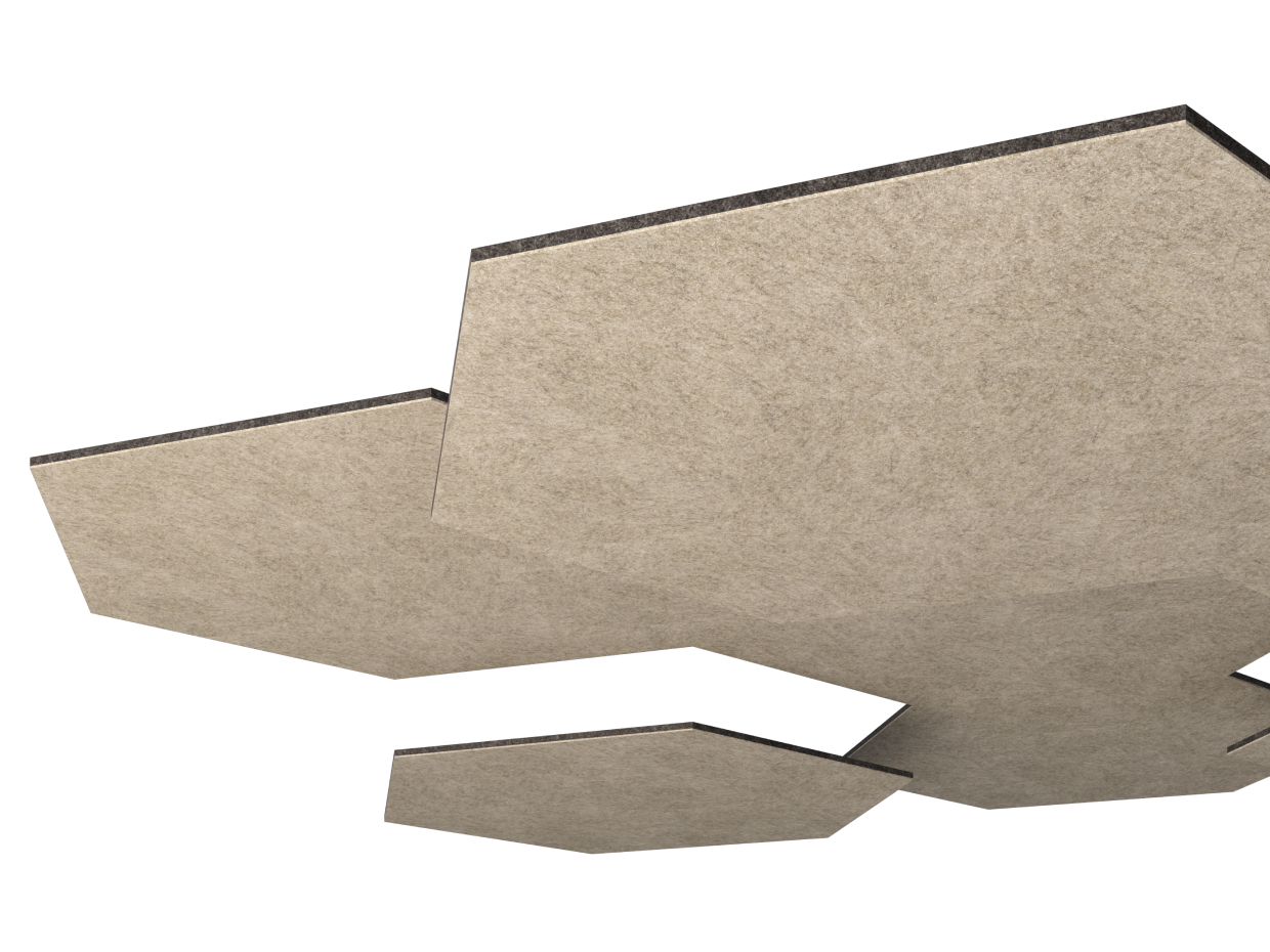 Profile Clouds 007 - Acoustic Felt Ceiling | CSI Creative