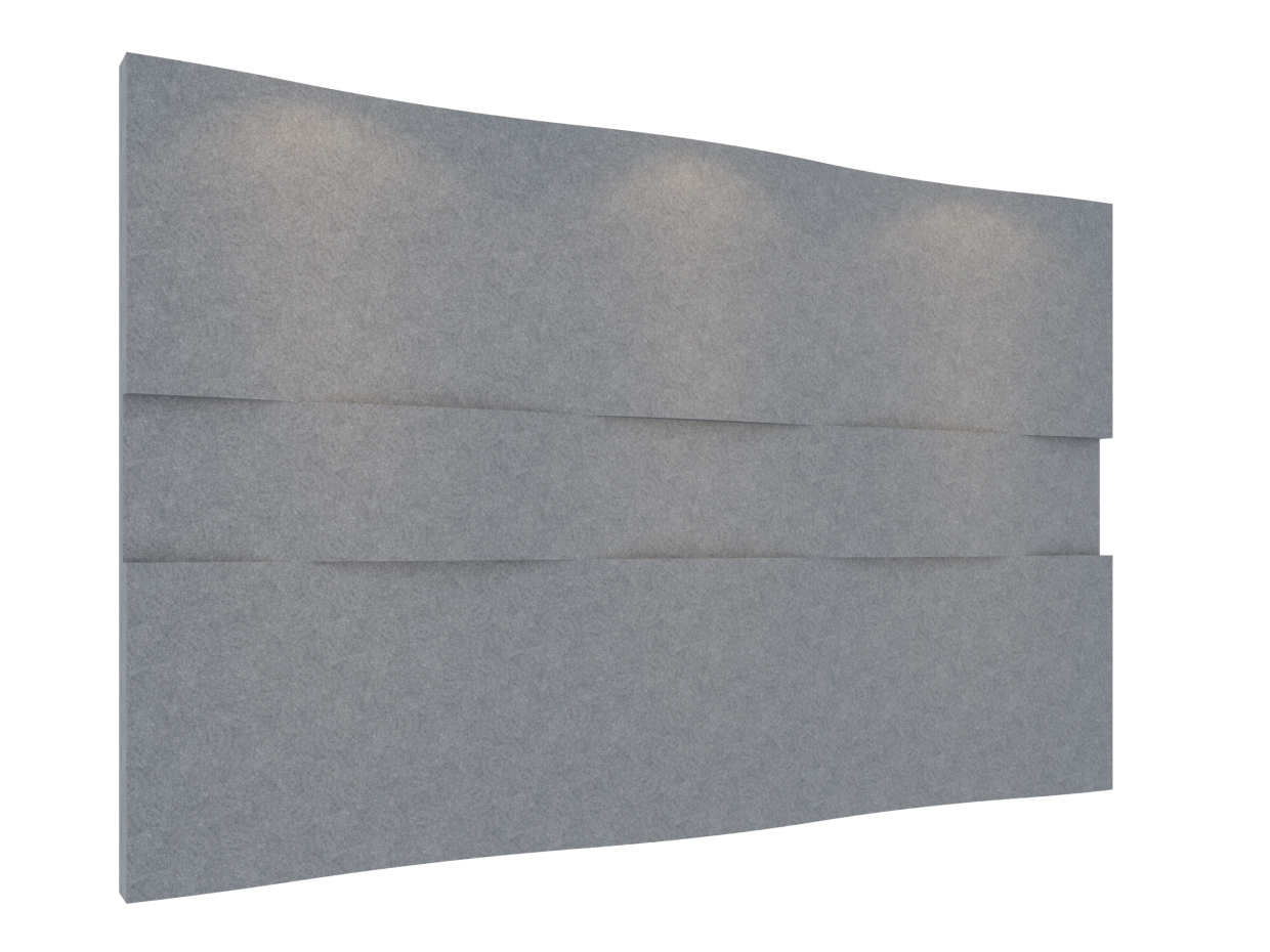 Folded Surfaces 004 - Felt Wall Tile CSI Creative