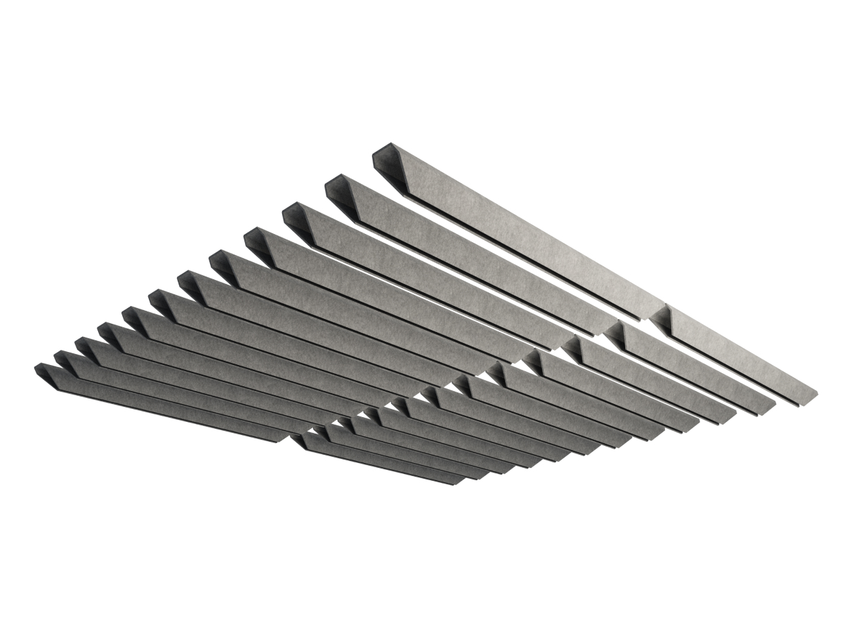 Folded Baffles 006 - Hanging Ceiling Baffles | CSI Creative