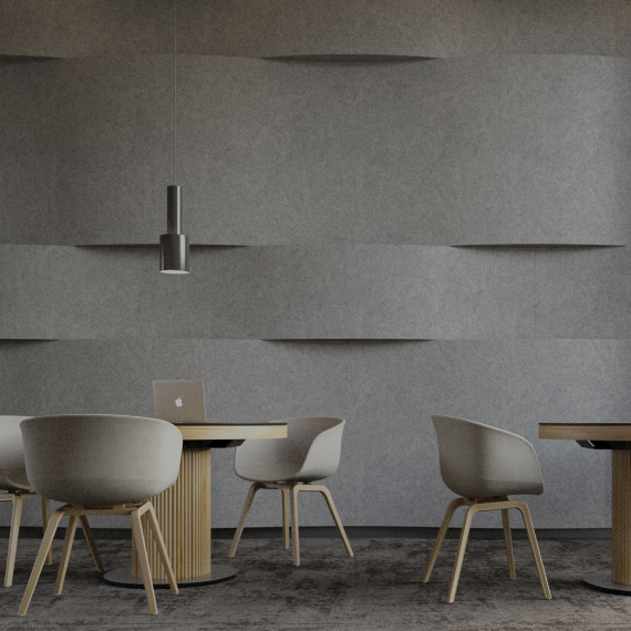 Extrude Recycled Felt Wall Panels - Felt Wall Tiles | CSI Creative