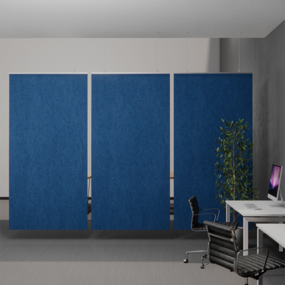 Privacy Acoustical Room Dividers - Hanging Felt Panels | CSI Creative