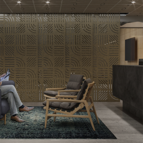 Transparency Acoustic Partitions - Felt Screen | CSI Creative