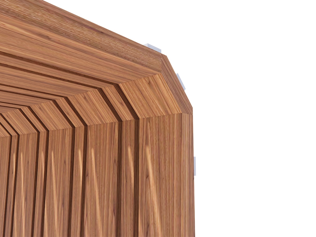 Folded Surfaces 015 - Felt Acoustic Ceiling Panels | CSI Creative