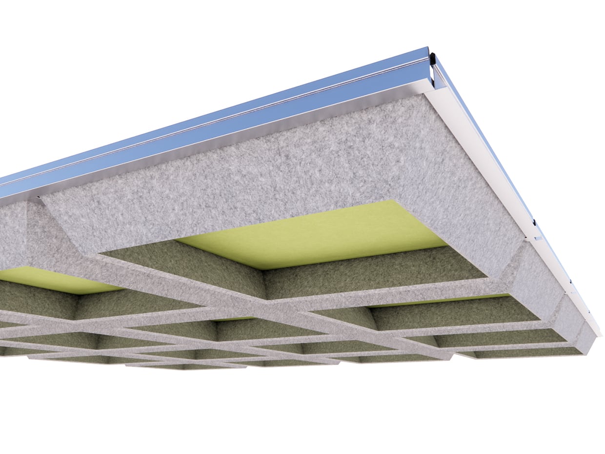 Folded Plug Grid 006 - Acoustic Ceiling Tile Grid | CSI Creative