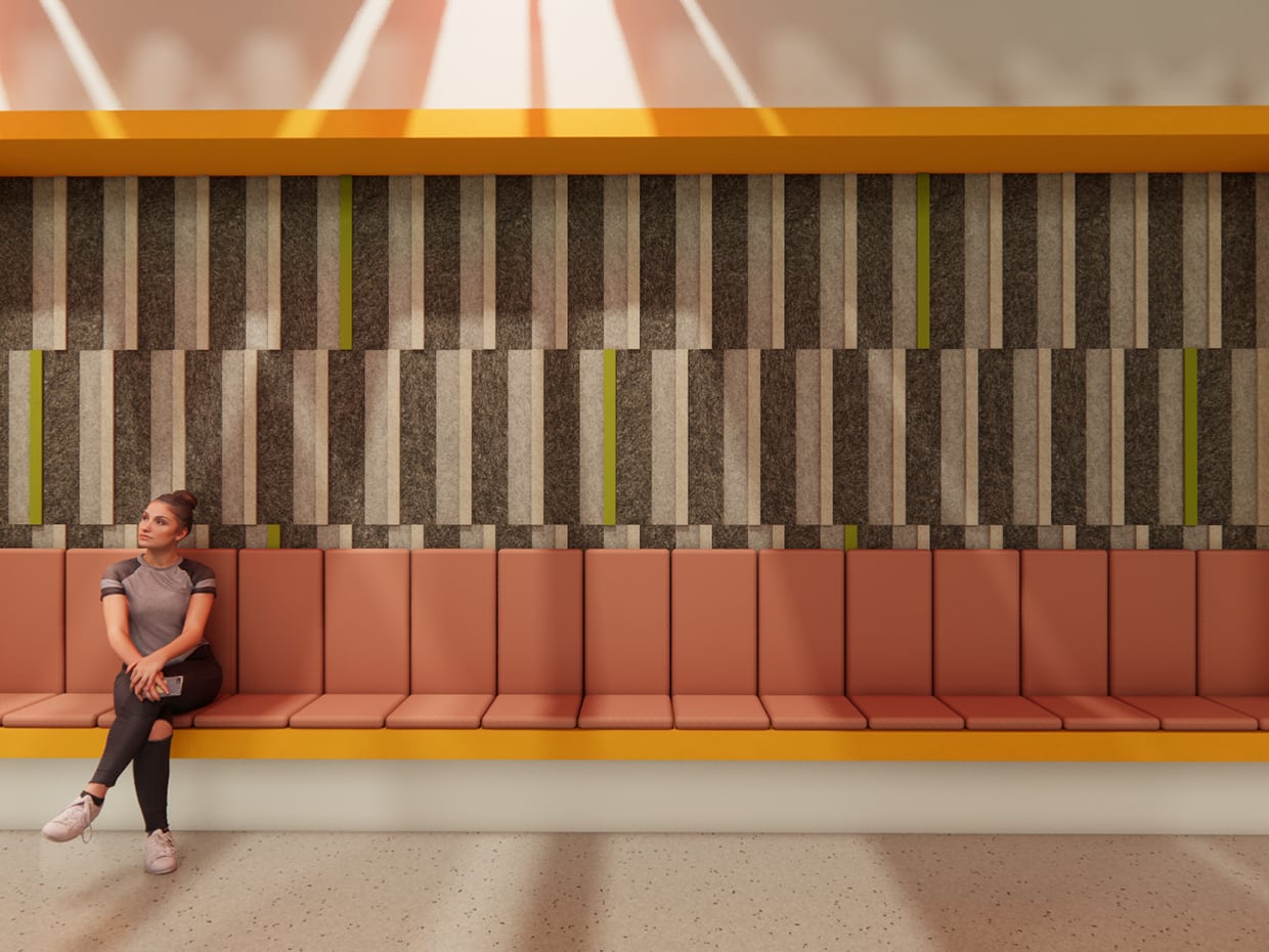 Stacked Surfaces 016 - Felt Panels For Walls | CSI Creative