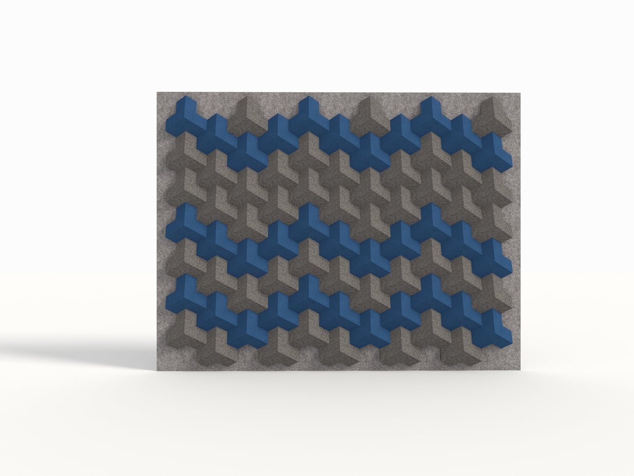 Folded Plug Surfaces 009 - Felt Sound Absorption Wall Panel | CSI Creative