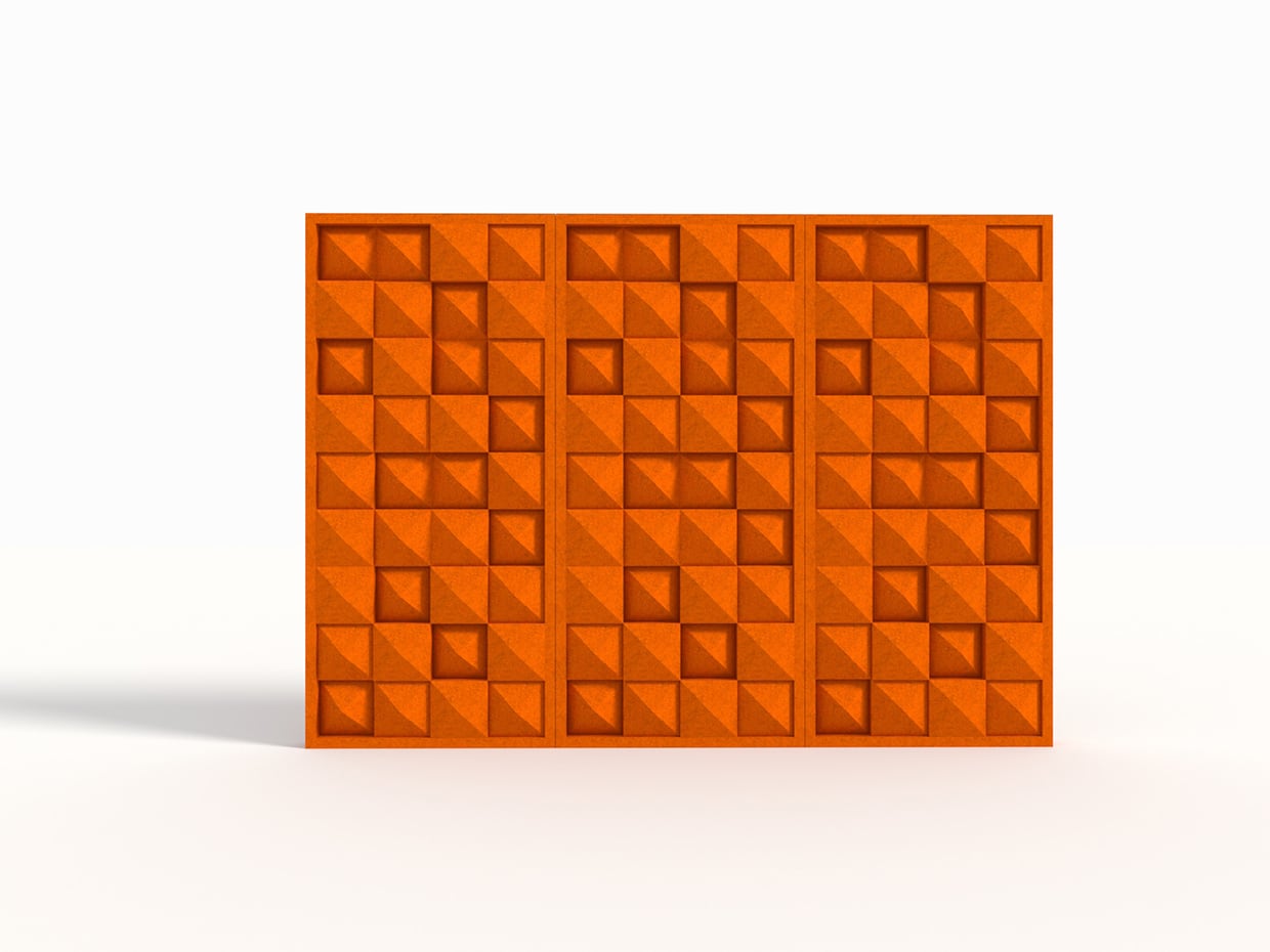 Folded Plug Surfaces 008 - Felt Sound Diffuser | CSI Creative