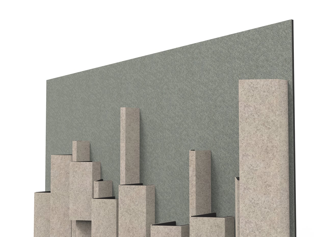 Folded Plug Surfaces 005 - Sound Absorber | CSI Creative