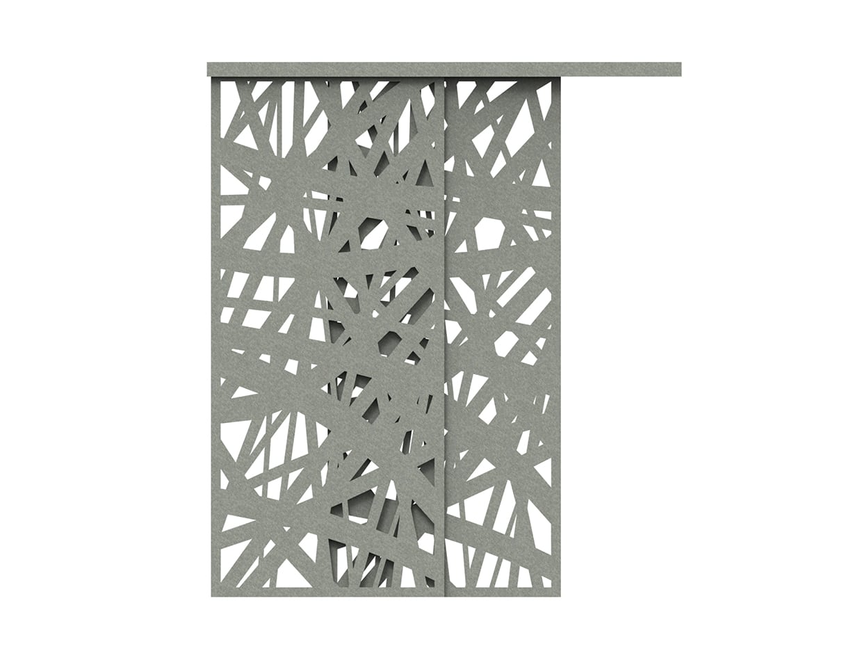 Single Dividers 002 - Sliding Wall Room Divider | CSI Creative