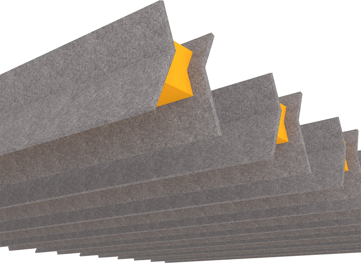 Folded Baffles 027 - Acoustic Sound Baffles | CSI Creative
