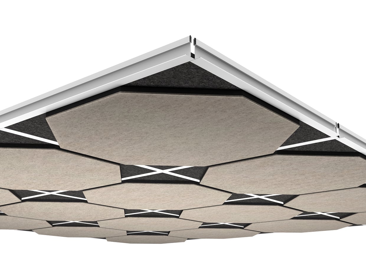 Tile Grid 003 - Ceiling Sound Panel | CSI Creative