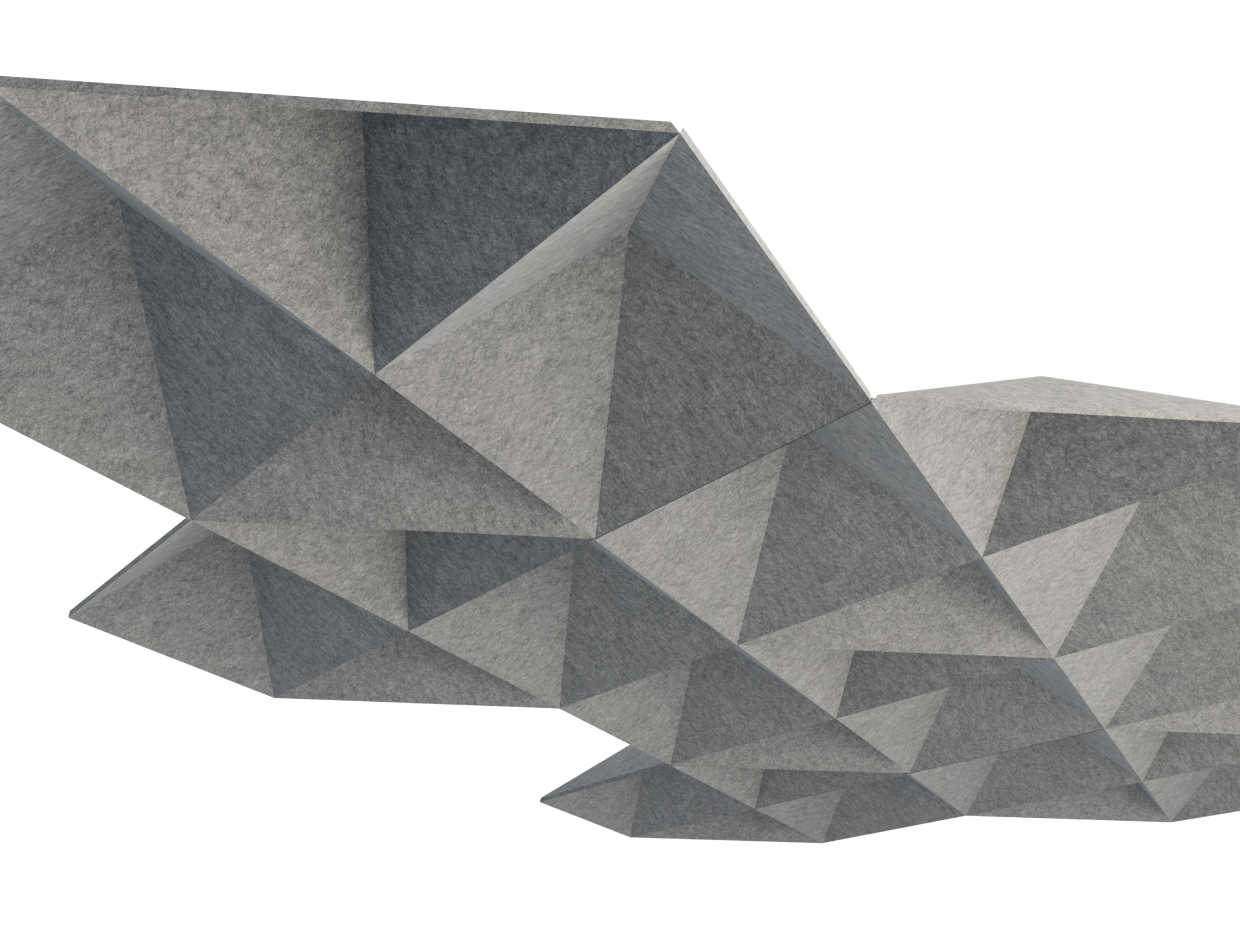 Faceted Clouds 011 - Acoustic Cloud Panel | CSI Creative