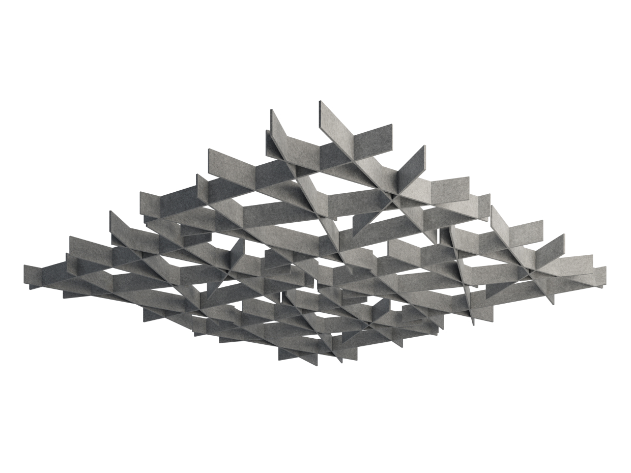 Waffle Slanted Clouds 008 - Acoustic Sound Clouds | CSI Creative