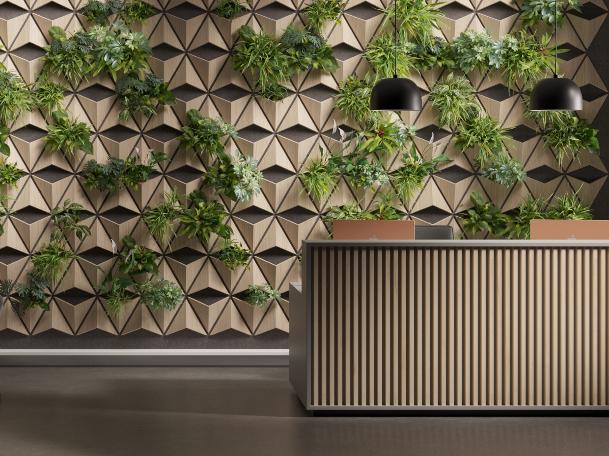 Clay Pot Plant Wall | CSI Creative