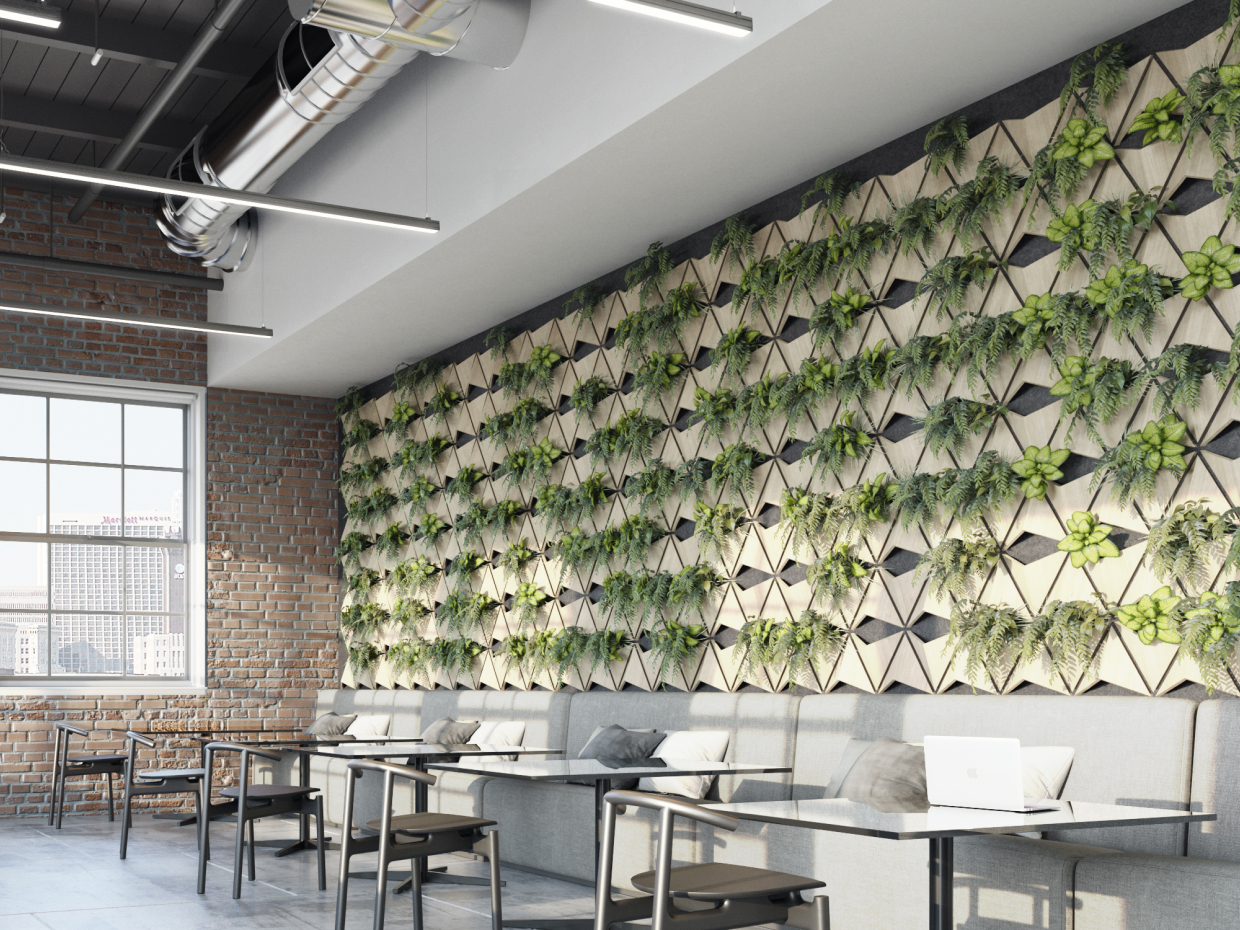 Clay Pot Plant Wall | CSI Creative